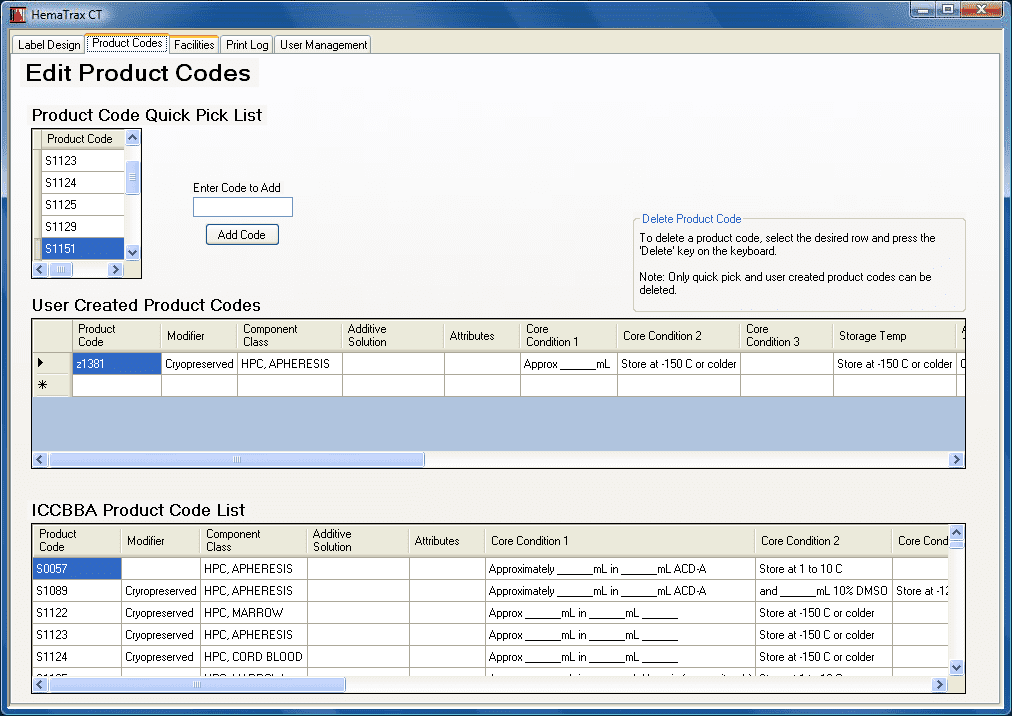 HemaTrax-CT ISBT 128 Cellular Therapy Label Software | Digi-Trax®