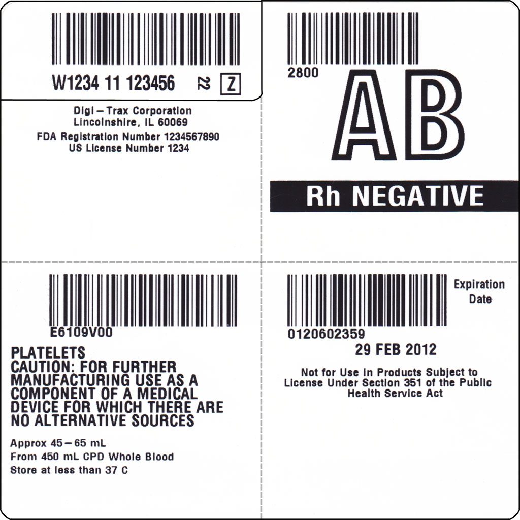 Printable Blood Bag Label Template Antoniouxyibza