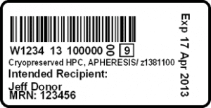 ISBT 128 Bar Code Cellular Therapy Labels | Digi-Trax®