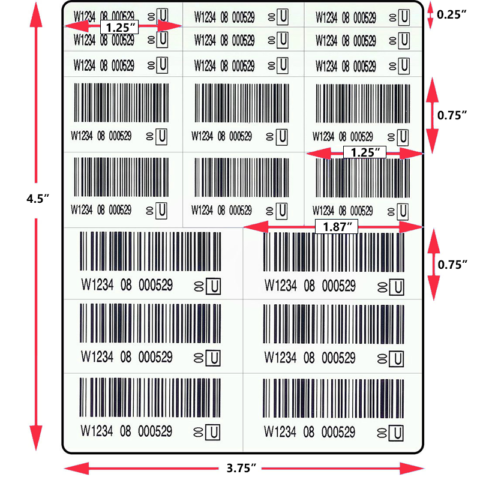 Donation Identification Number (DIN) ISBT 128 Blood Bank Label | Digi-Trax®